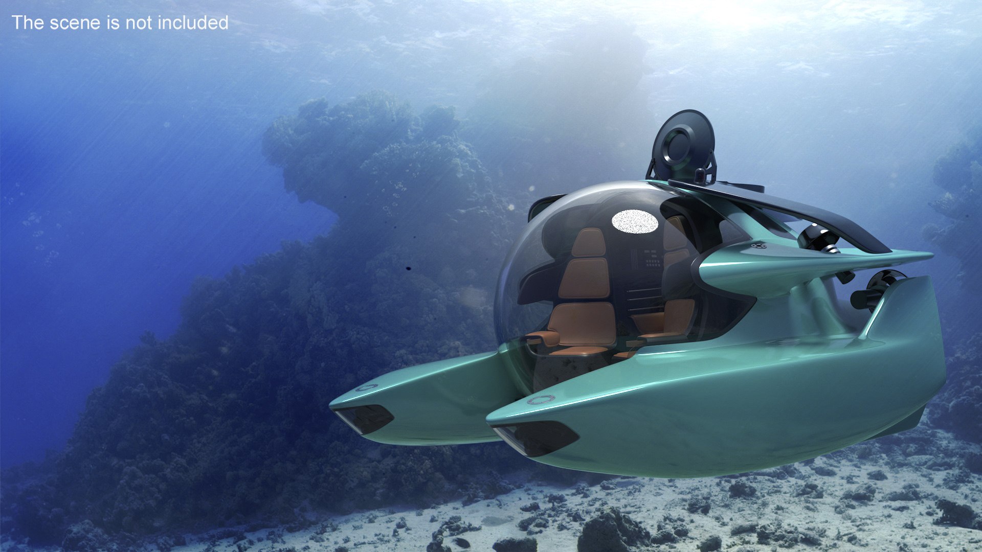 Luxurious Personal Submarine Rigged 3D Model - TurboSquid 2297561