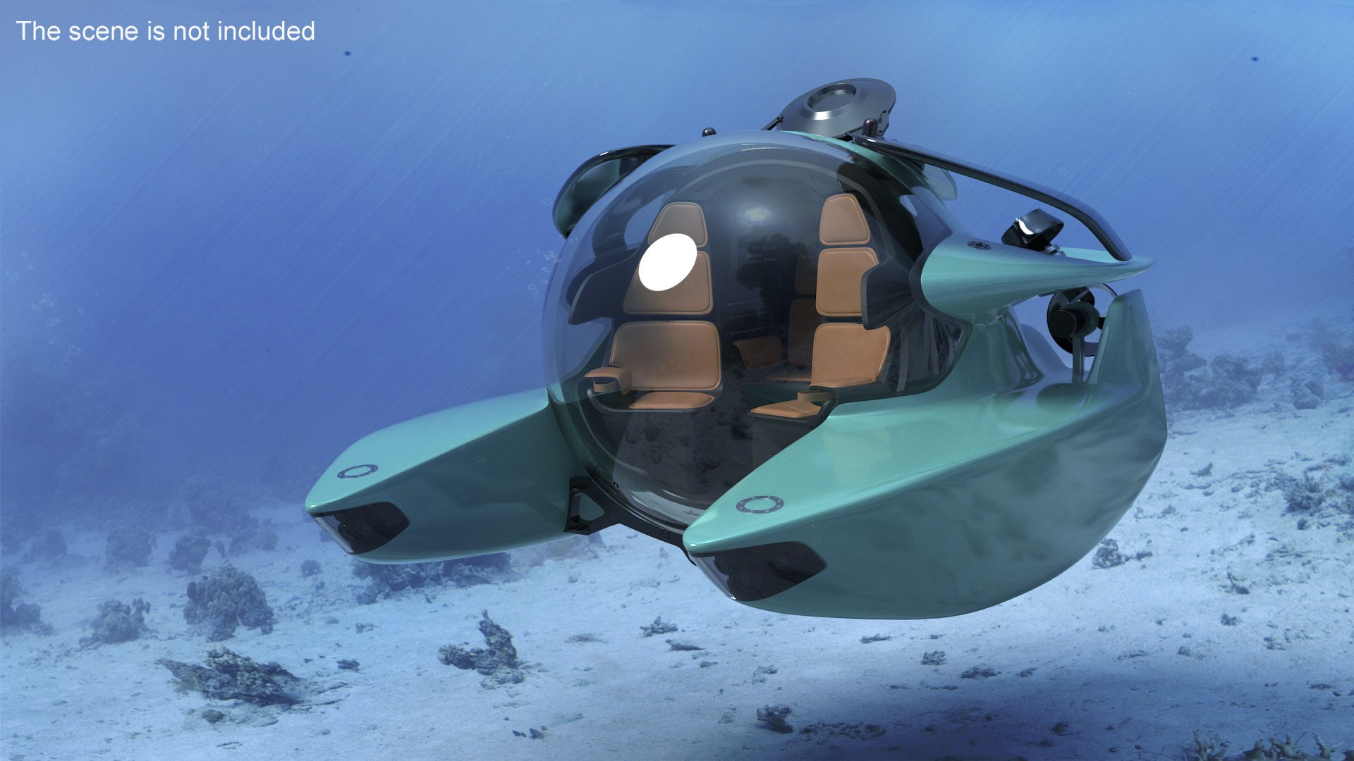 Luxurious Personal Submarine Rigged 3D Model - TurboSquid 2297561