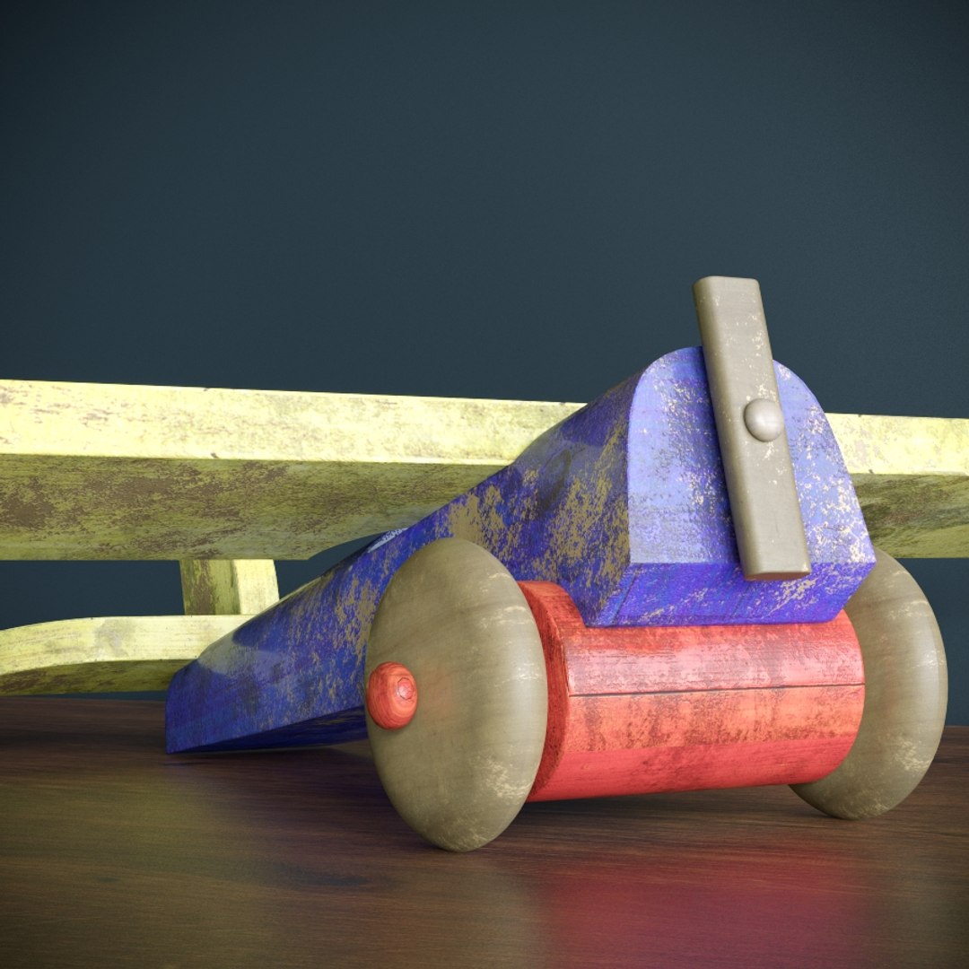 Old Toy Plane 3D Model - TurboSquid 1364081