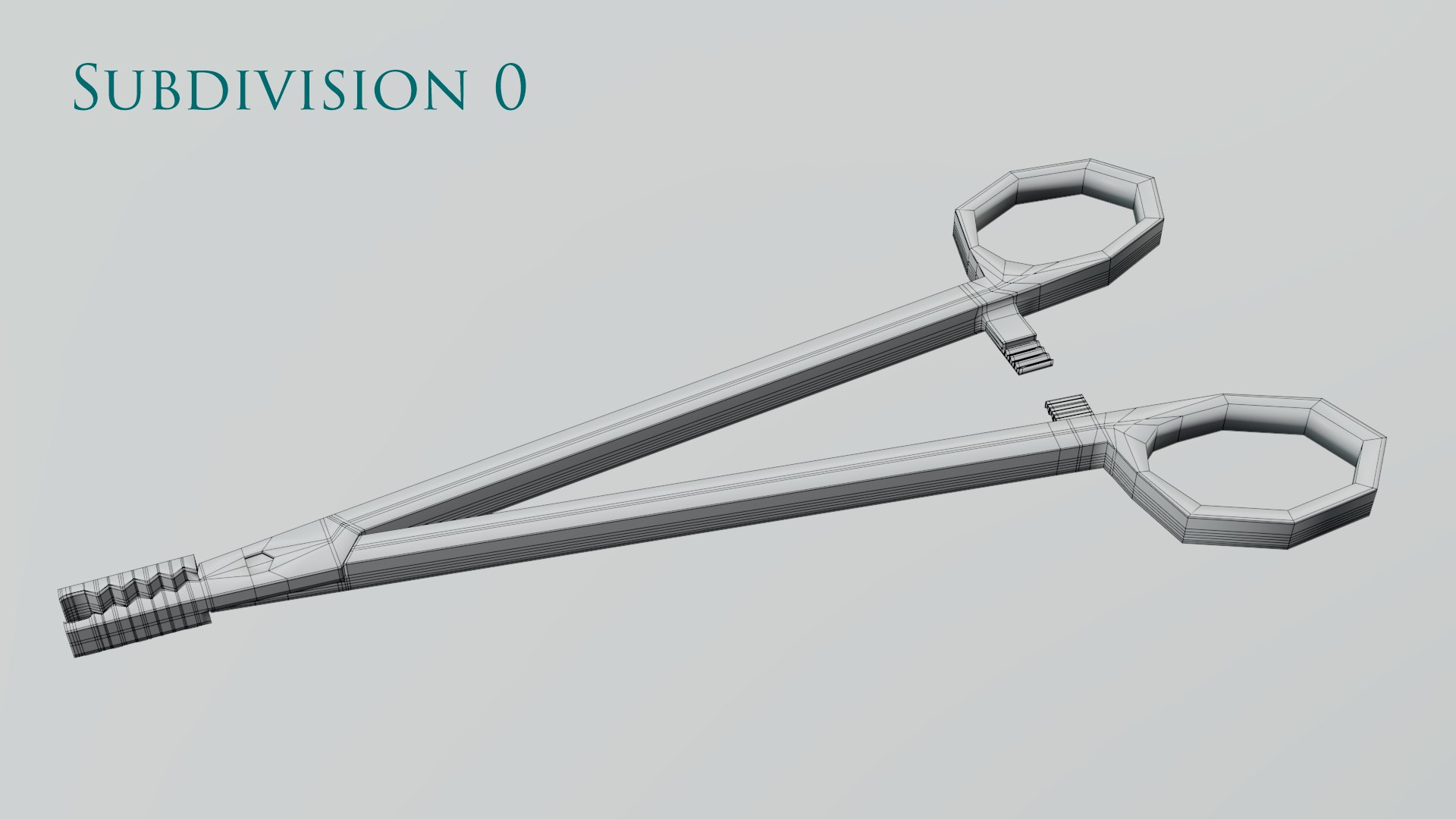 3D medical scissors - TurboSquid 1532131