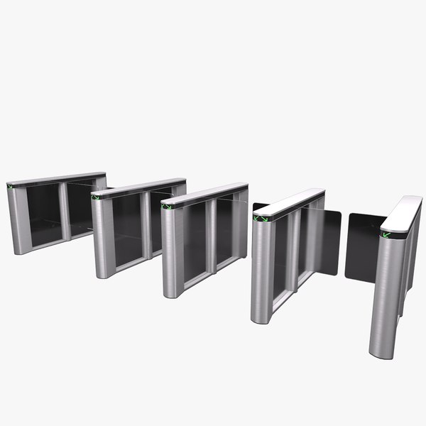 3d entrance control model