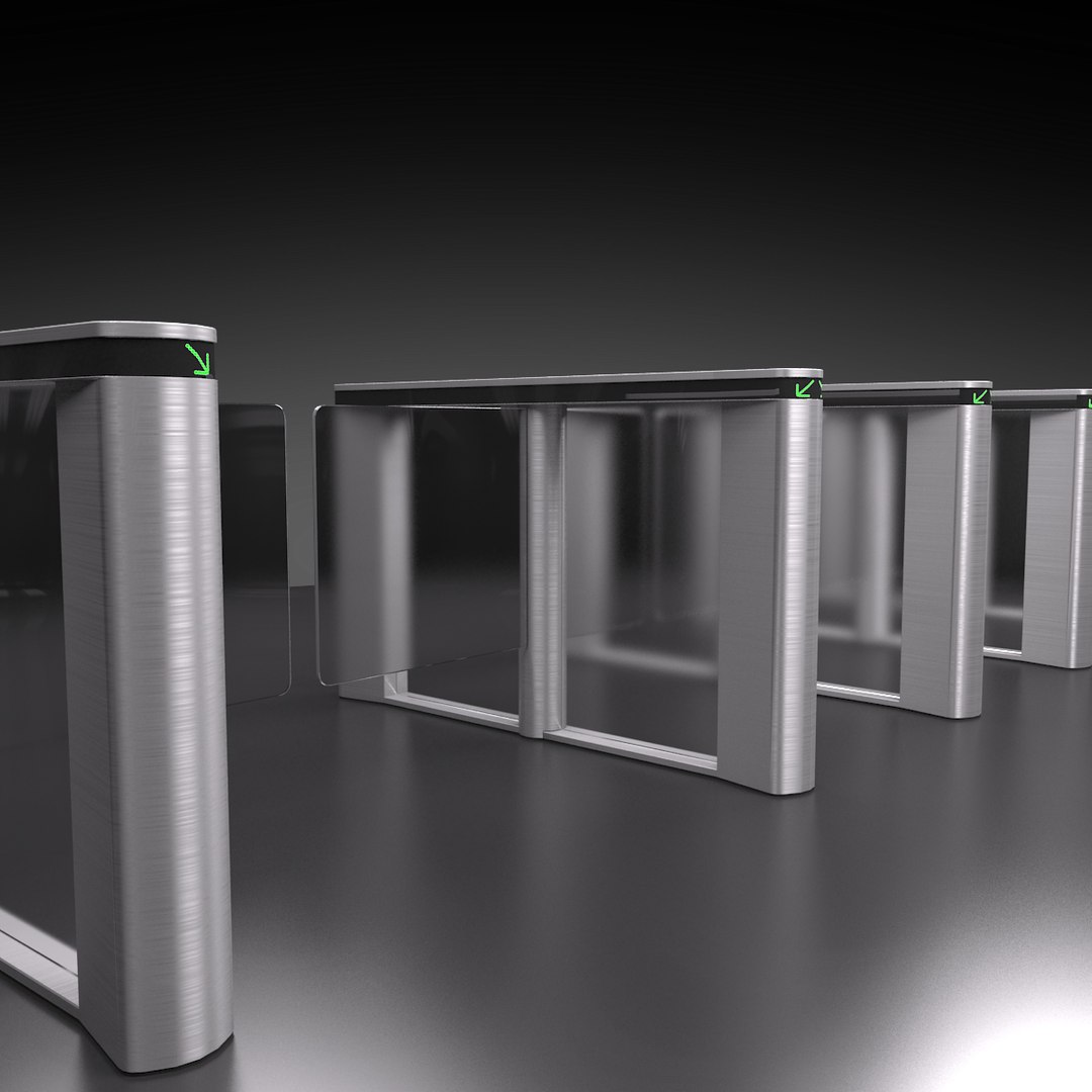 3d Entrance Control Model