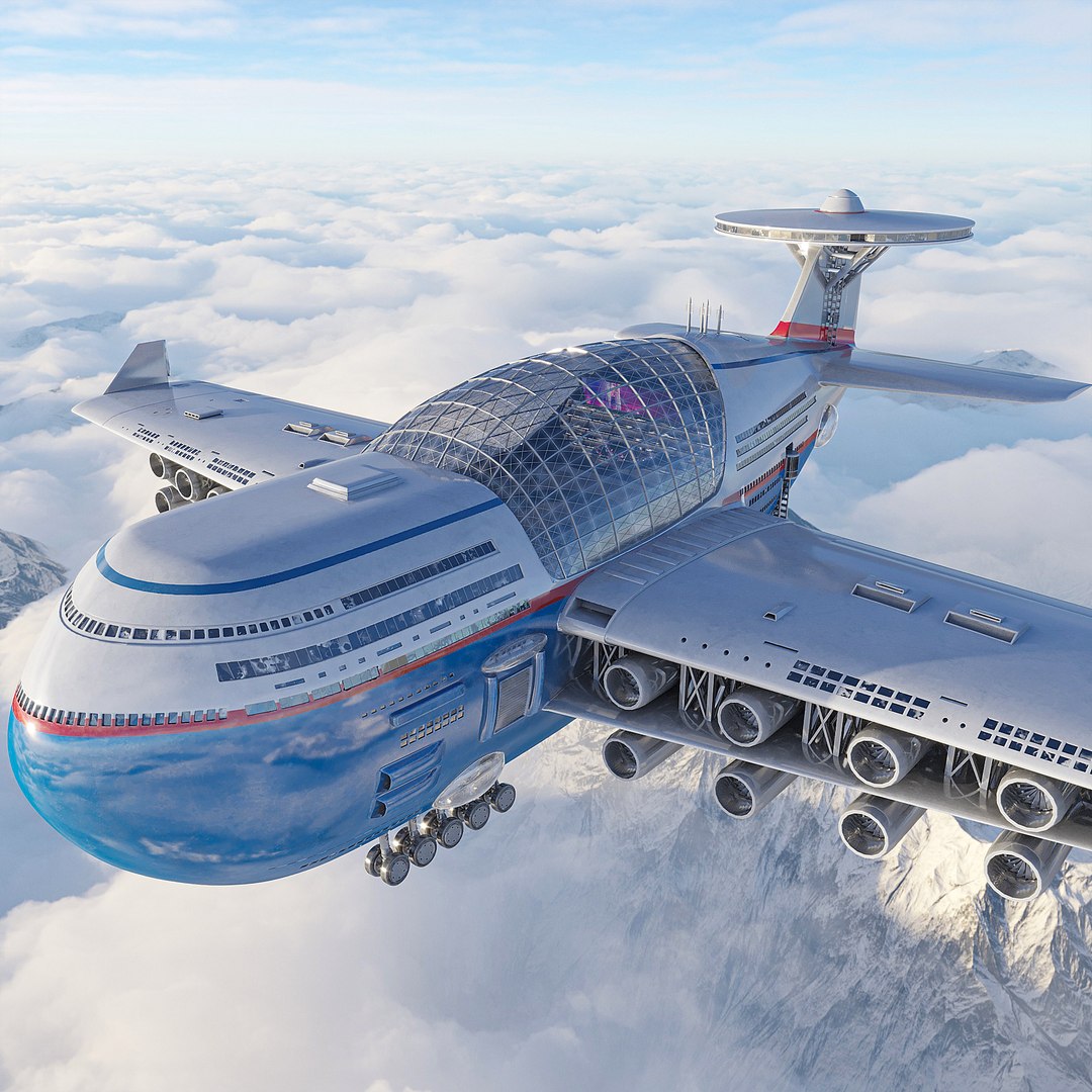 3D Futuristic fly cruise - TurboSquid 1834989