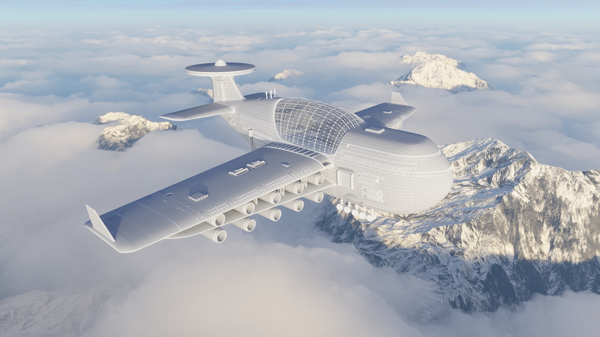 3D Futuristic Fly Cruise - TurboSquid 1834989