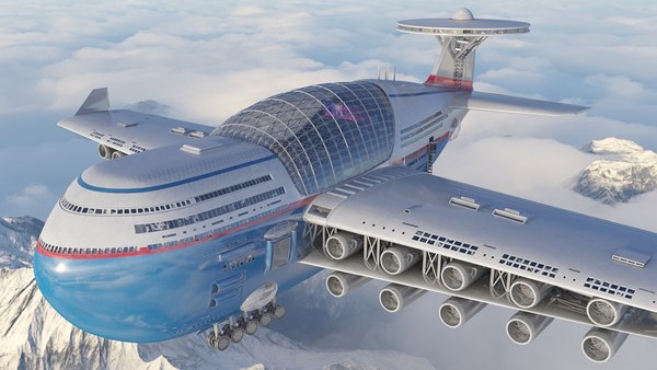 3D Futuristic fly cruise - TurboSquid 1834989