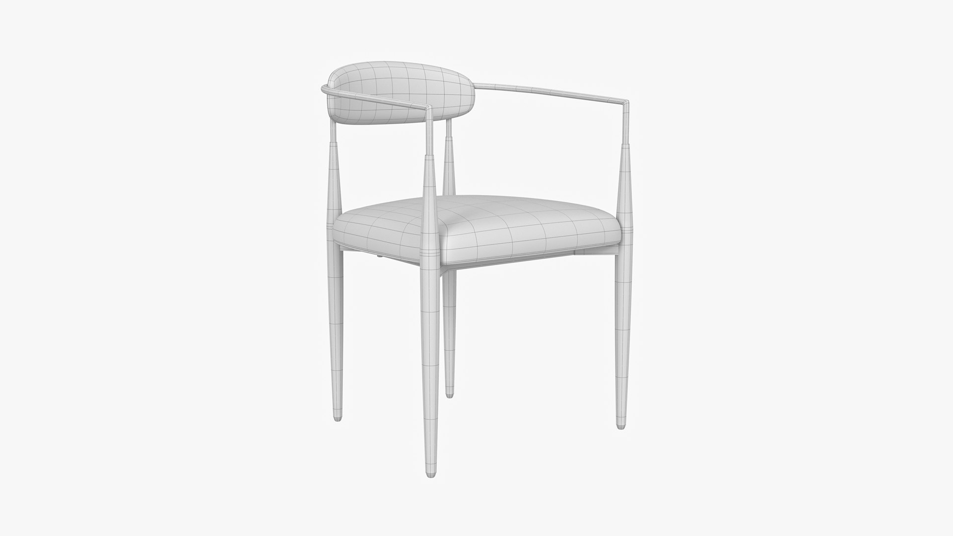 3D Elmore Fabric Chair Model - TurboSquid 2184325