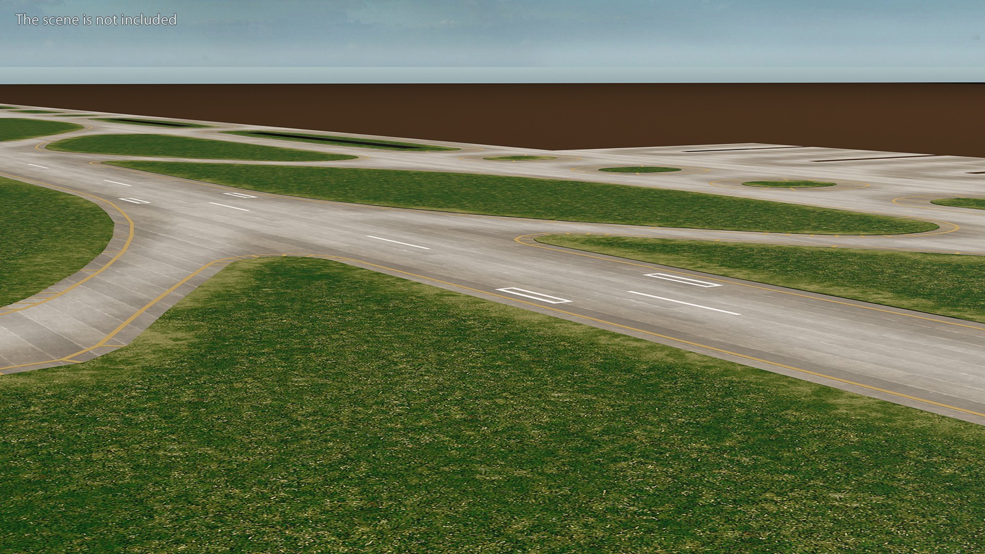 Airport Runway 3D Model - TurboSquid 1894066