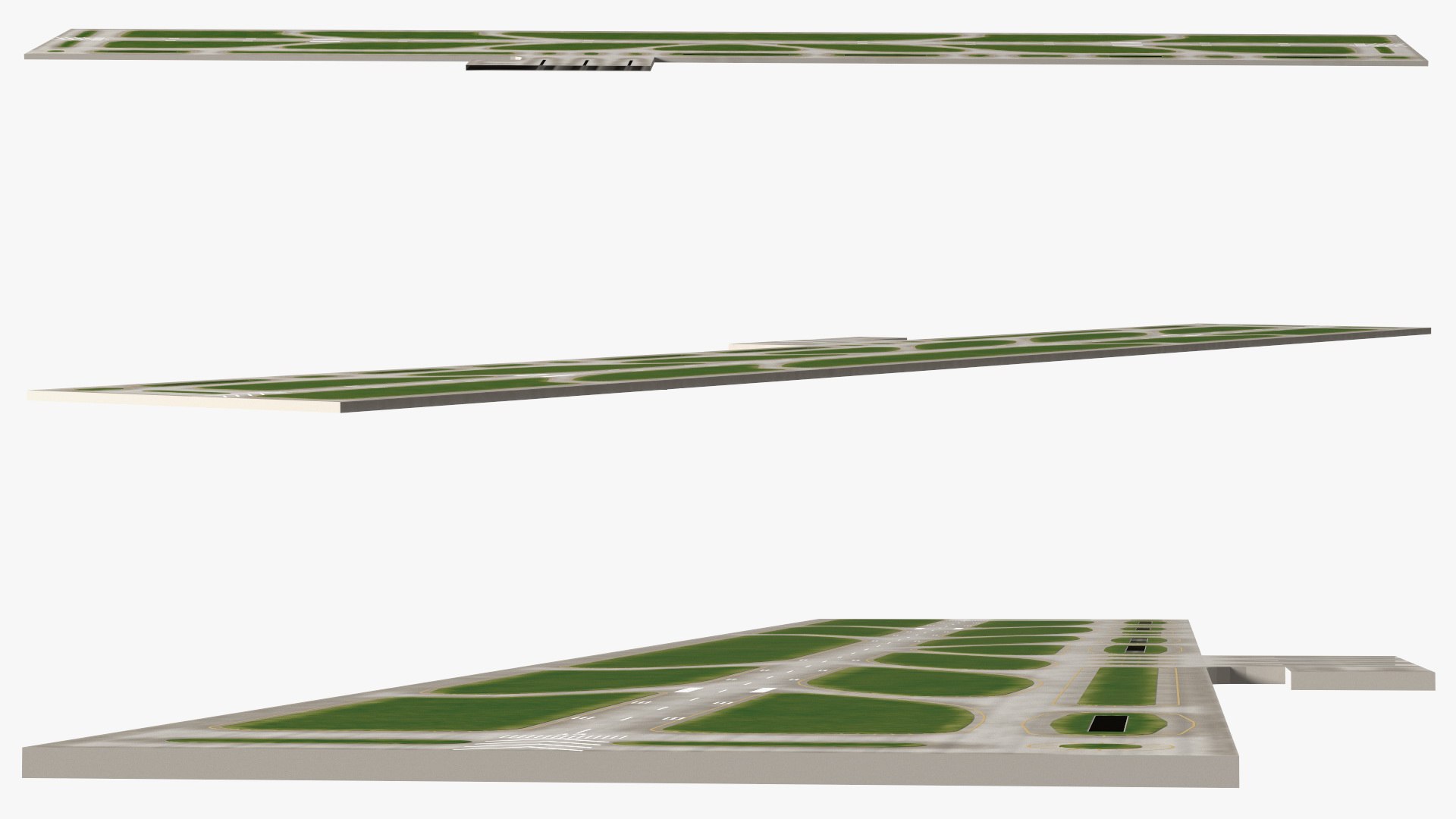 Airport Runway 3D Model - TurboSquid 1894066