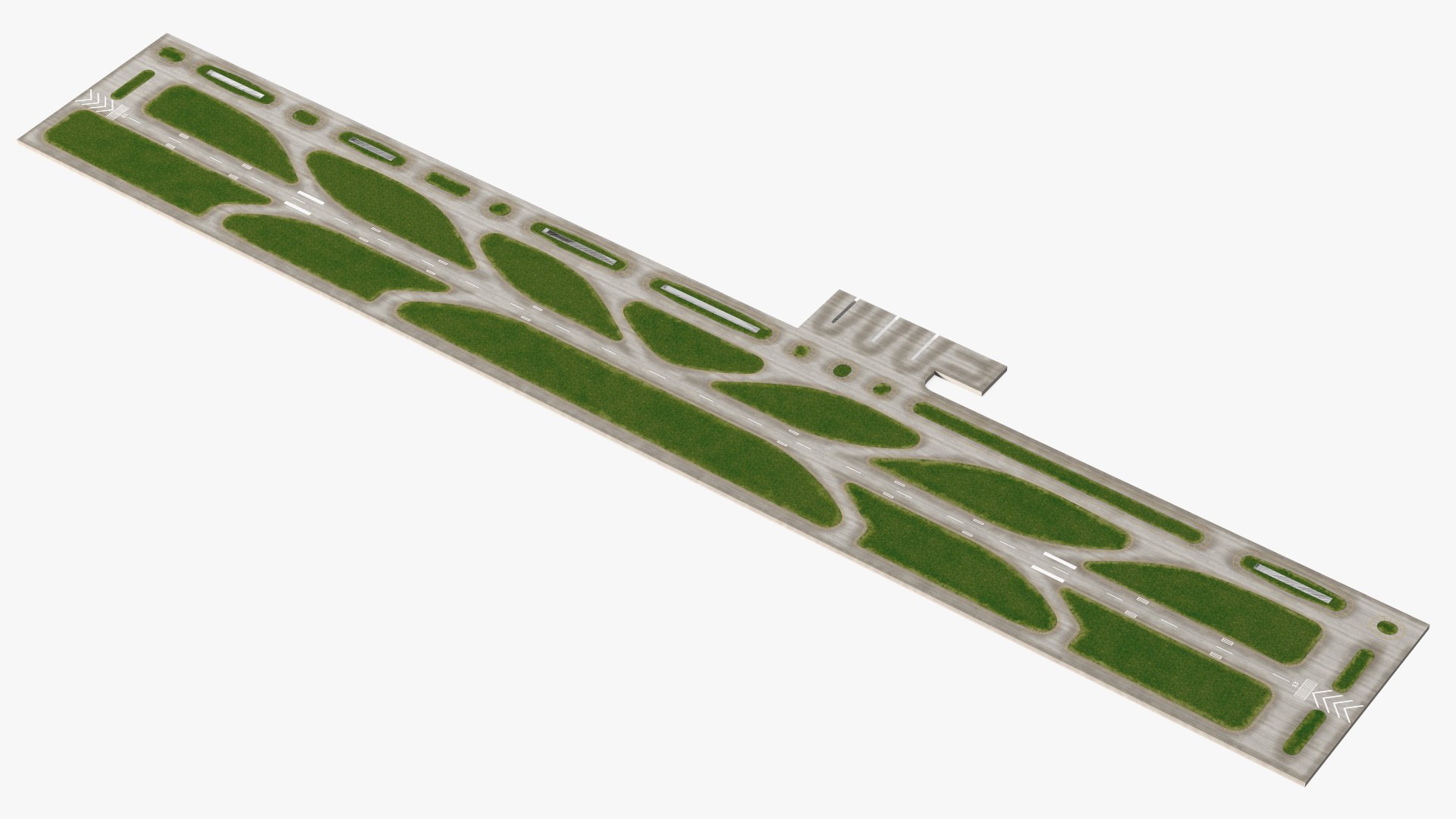 Airport Runway 3D Model - TurboSquid 1894066