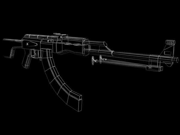 ak47 rpk 3d max