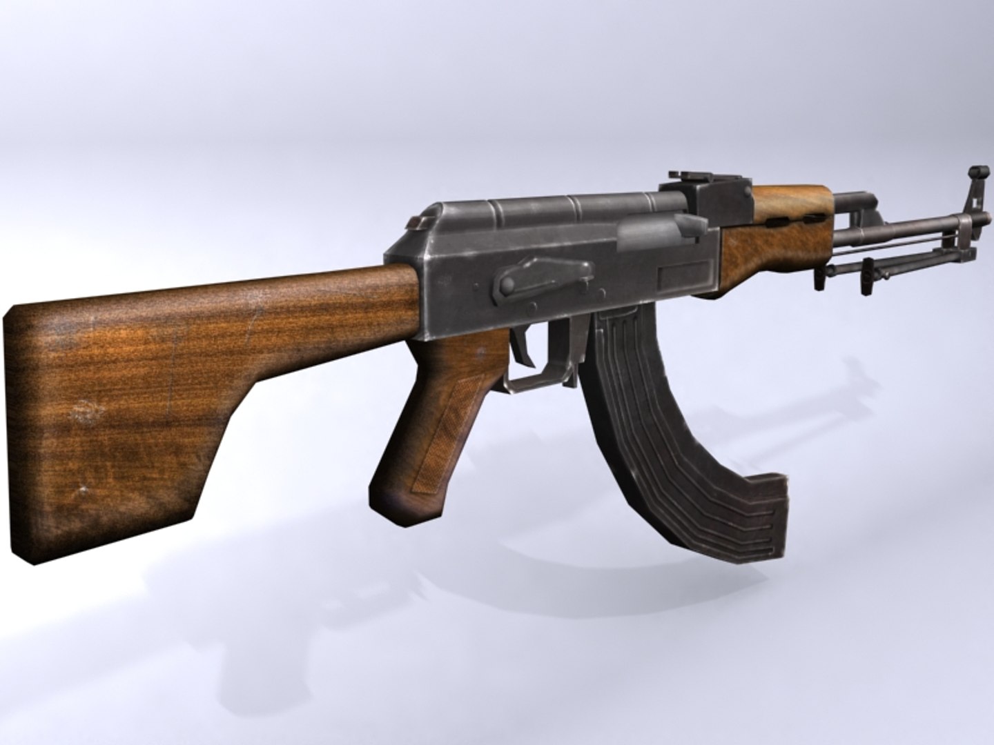 Ak47 Rpk 3d Max