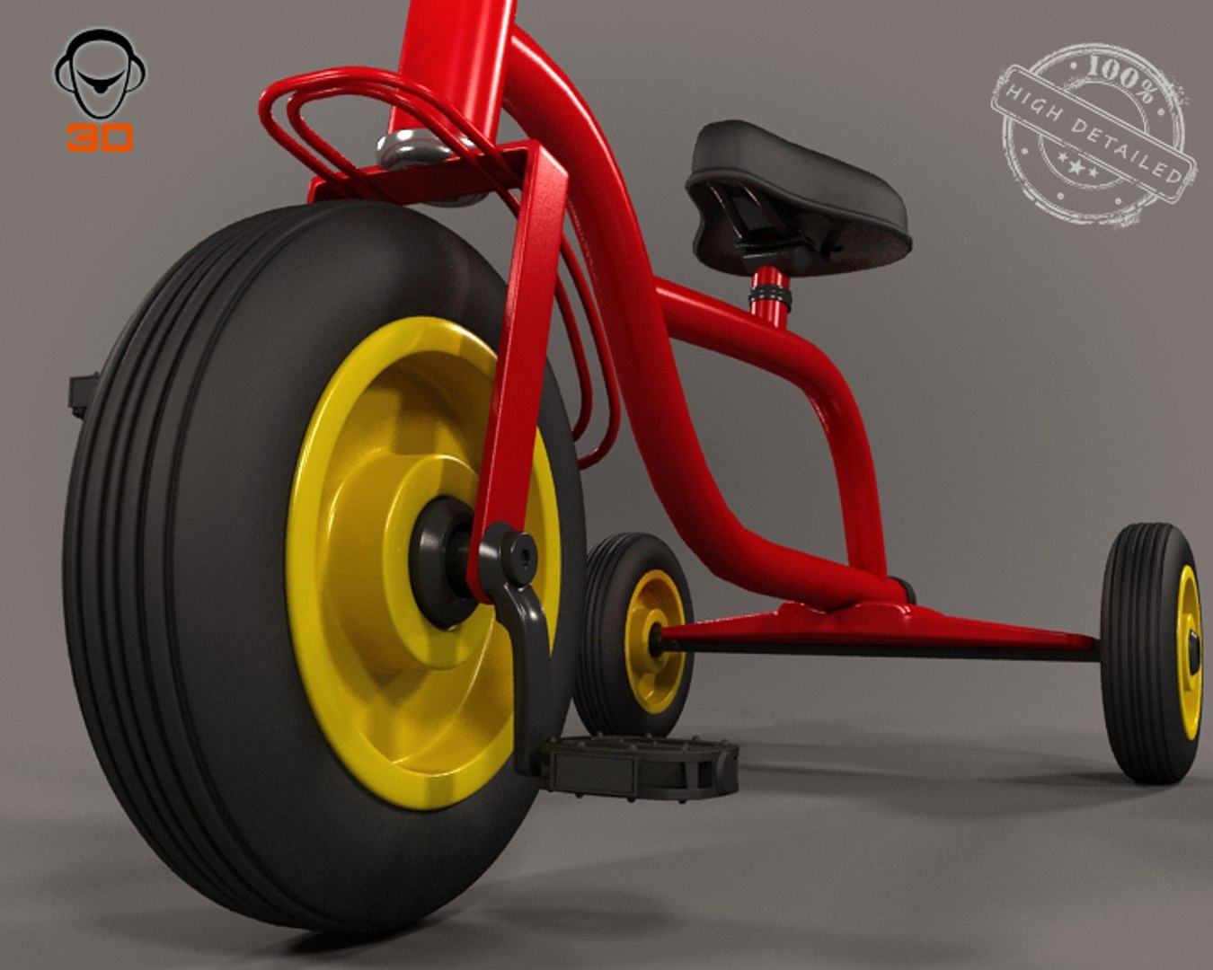 Baby Cycle 3d Model