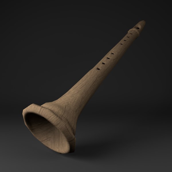 Wooden flute 3D - TurboSquid 1485796