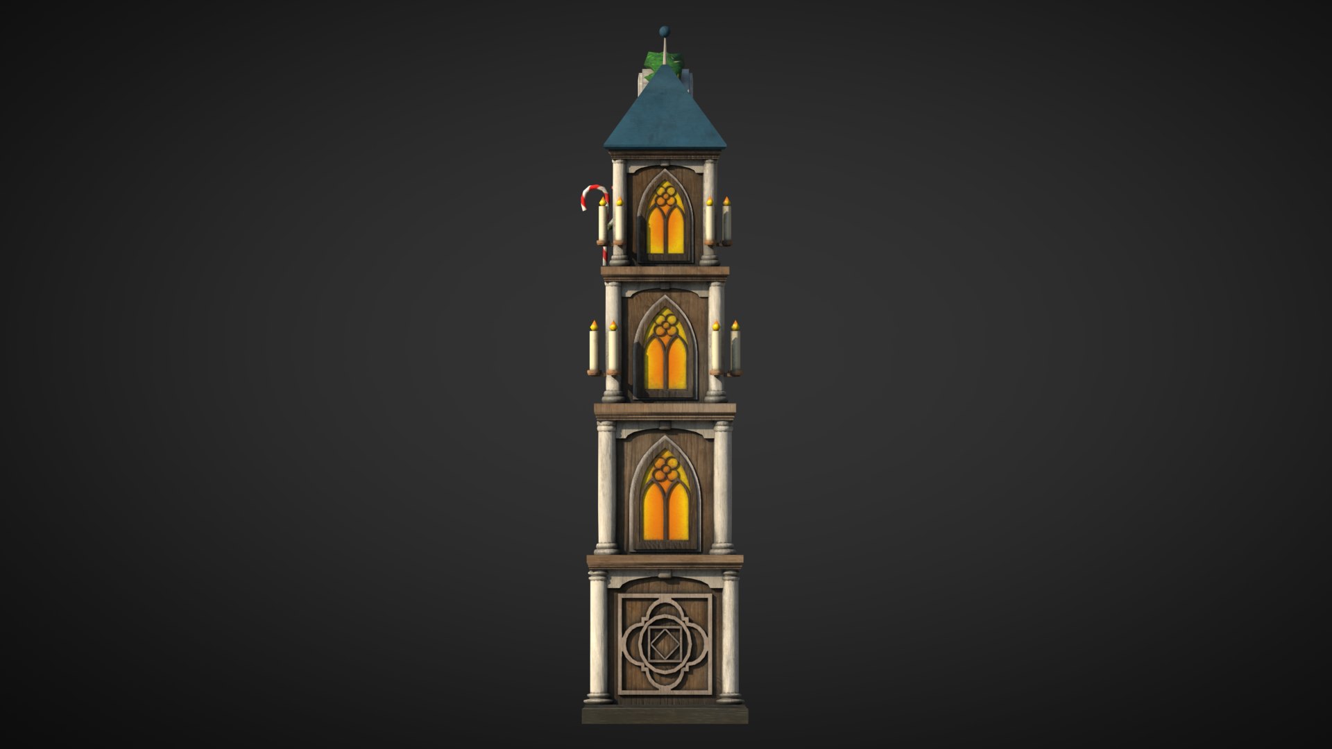 German Christmas Market Gate 3D - TurboSquid 2057258