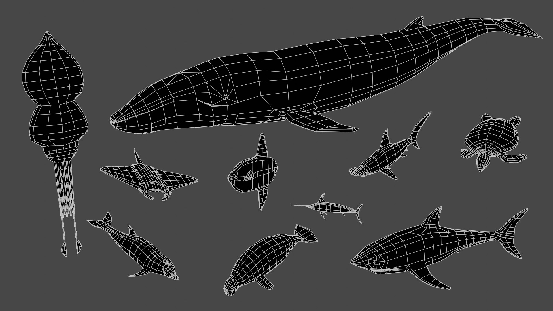 3D Creature Sea Model - TurboSquid 1676172