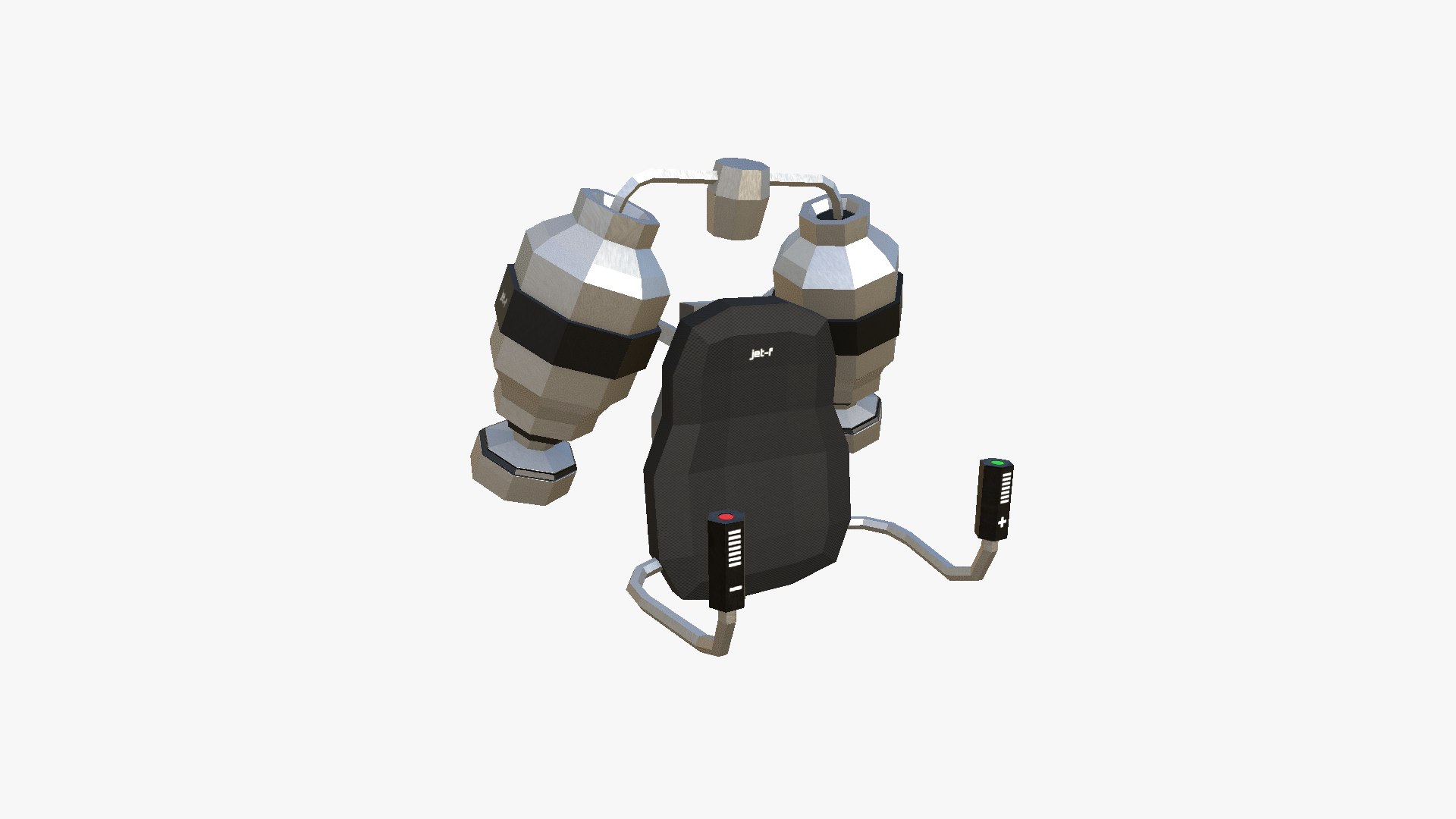 Jetpack Low Poly F05 - SciFi Character Design Model - TurboSquid 2255470