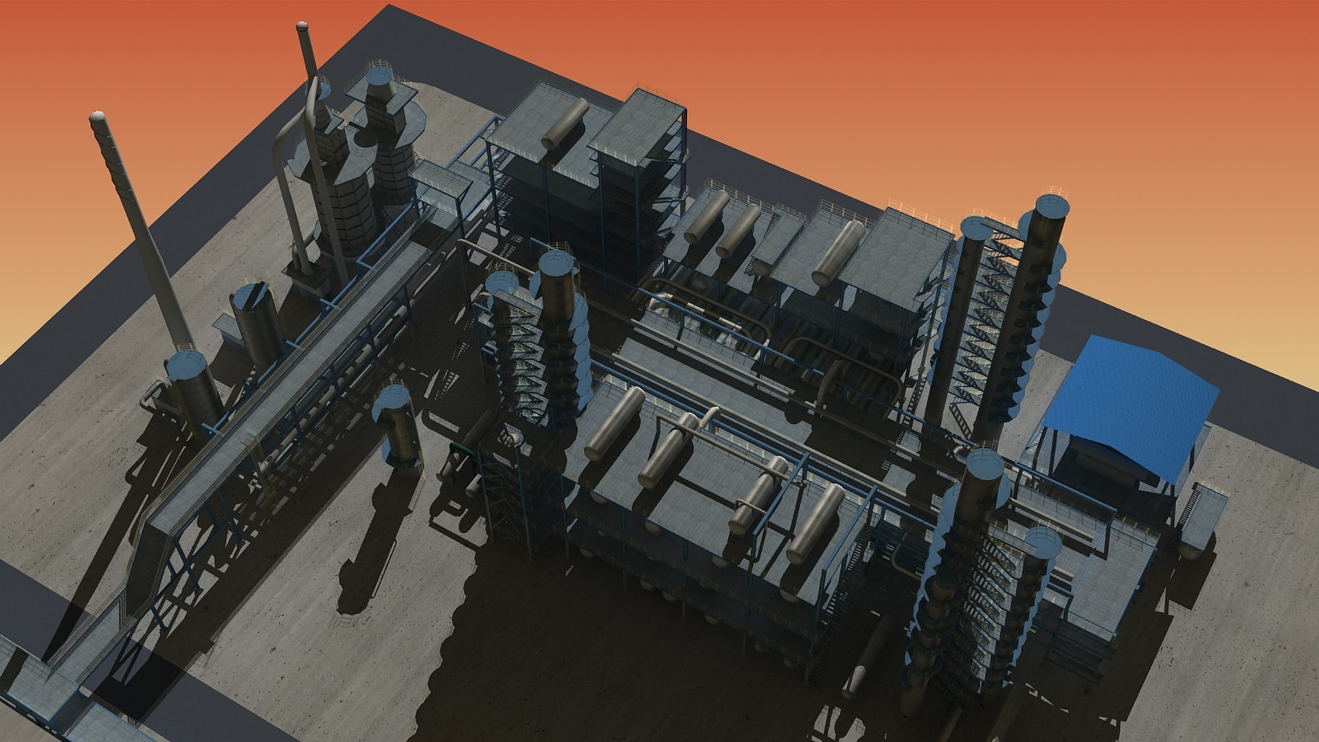 Refinery Vr Ar 3D Model - TurboSquid 1279065