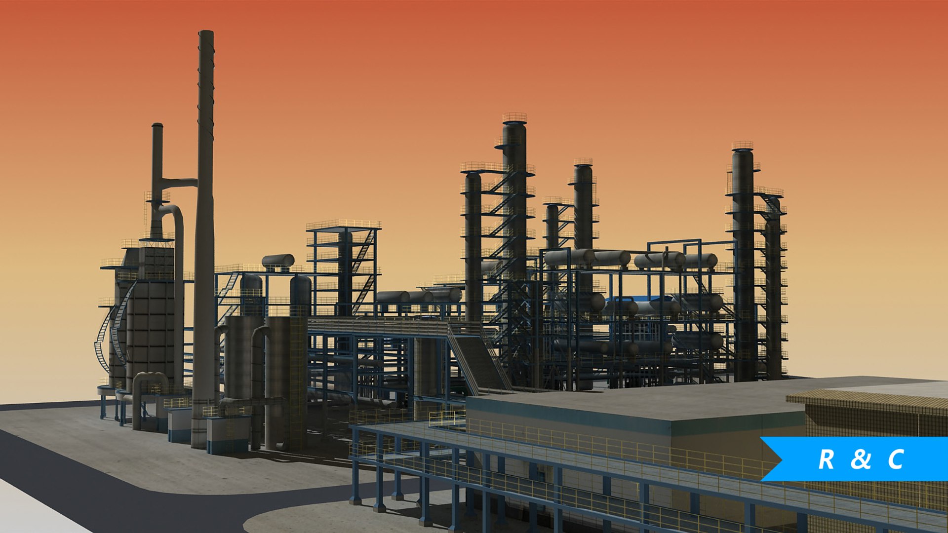 Refinery Vr Ar 3D Model - TurboSquid 1279065