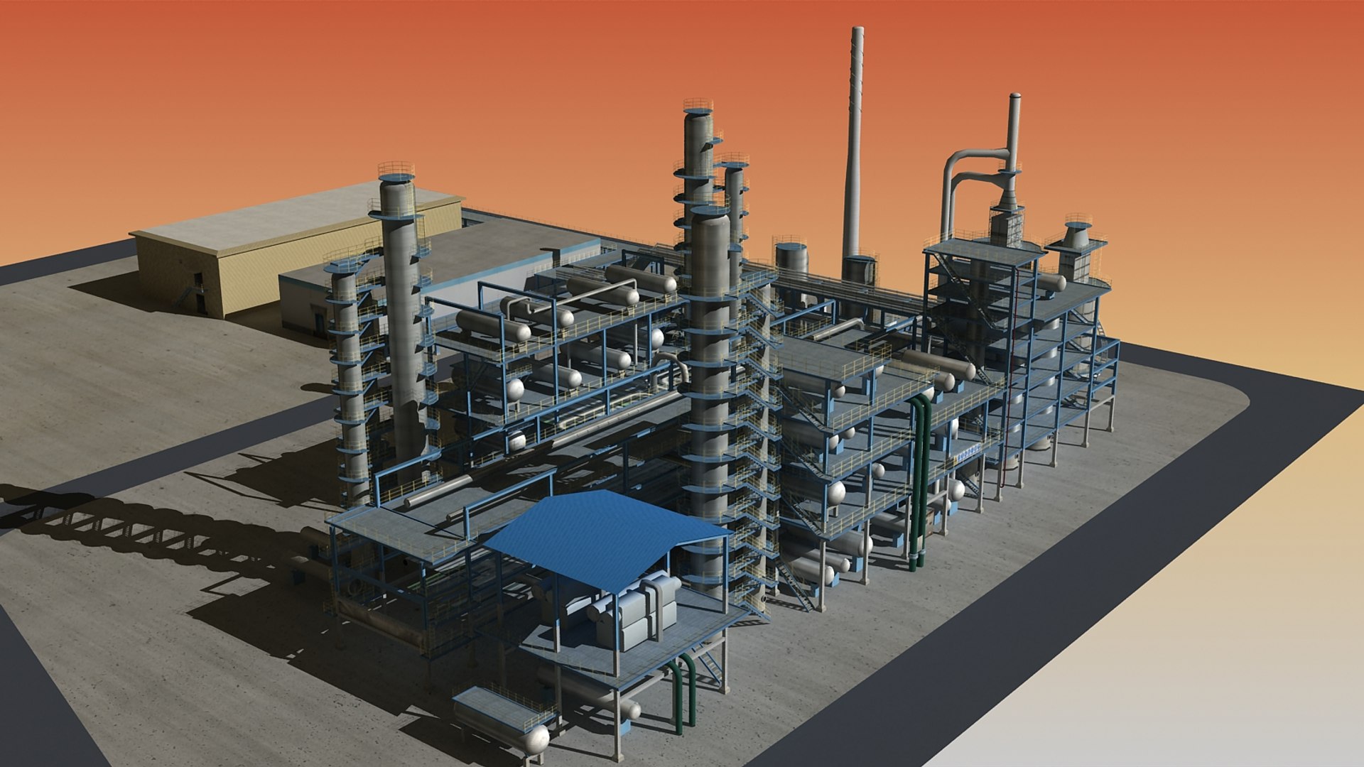 Refinery Vr Ar 3D Model - TurboSquid 1279065