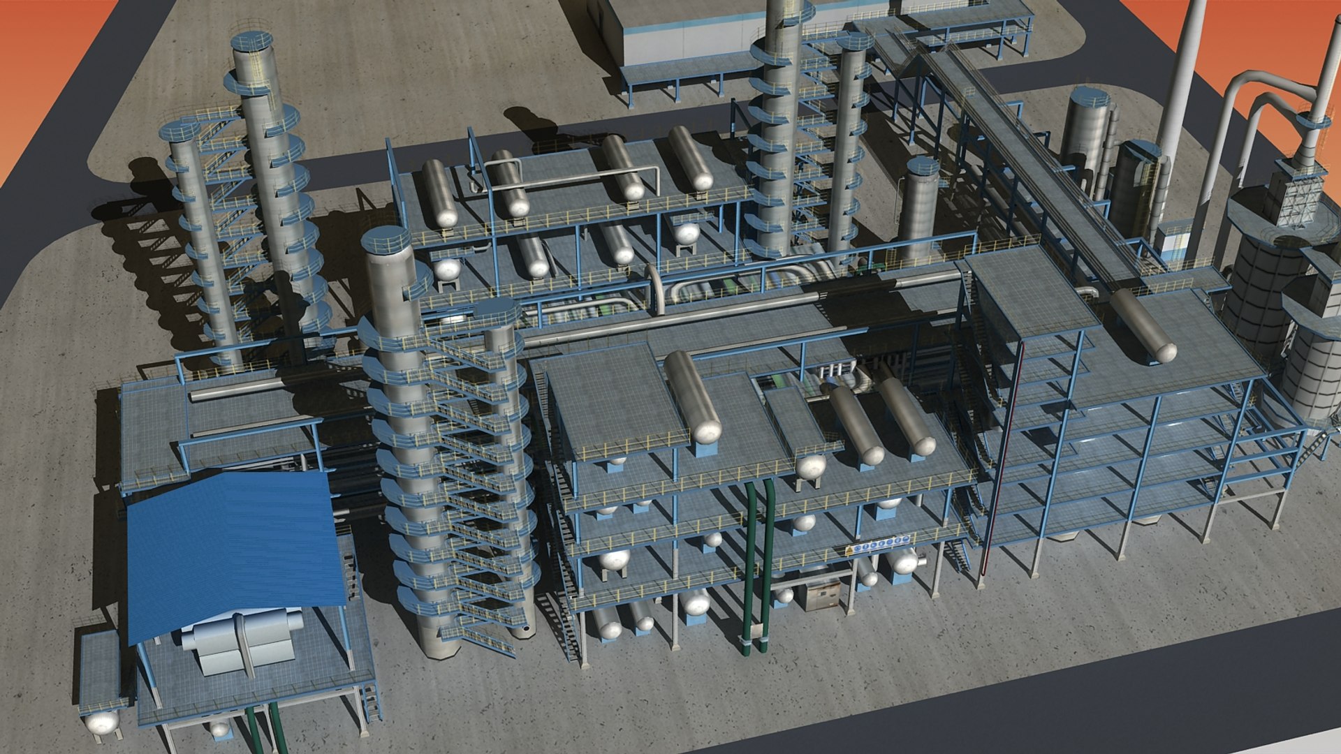 Refinery Vr Ar 3D Model - TurboSquid 1279065
