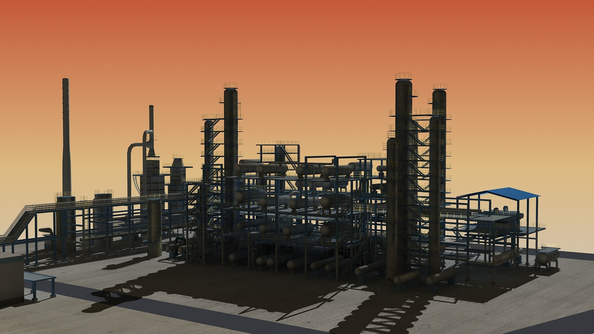Refinery Vr Ar 3D Model - TurboSquid 1279065