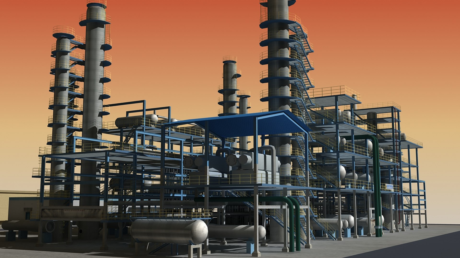 Refinery Vr Ar 3D Model - TurboSquid 1279065