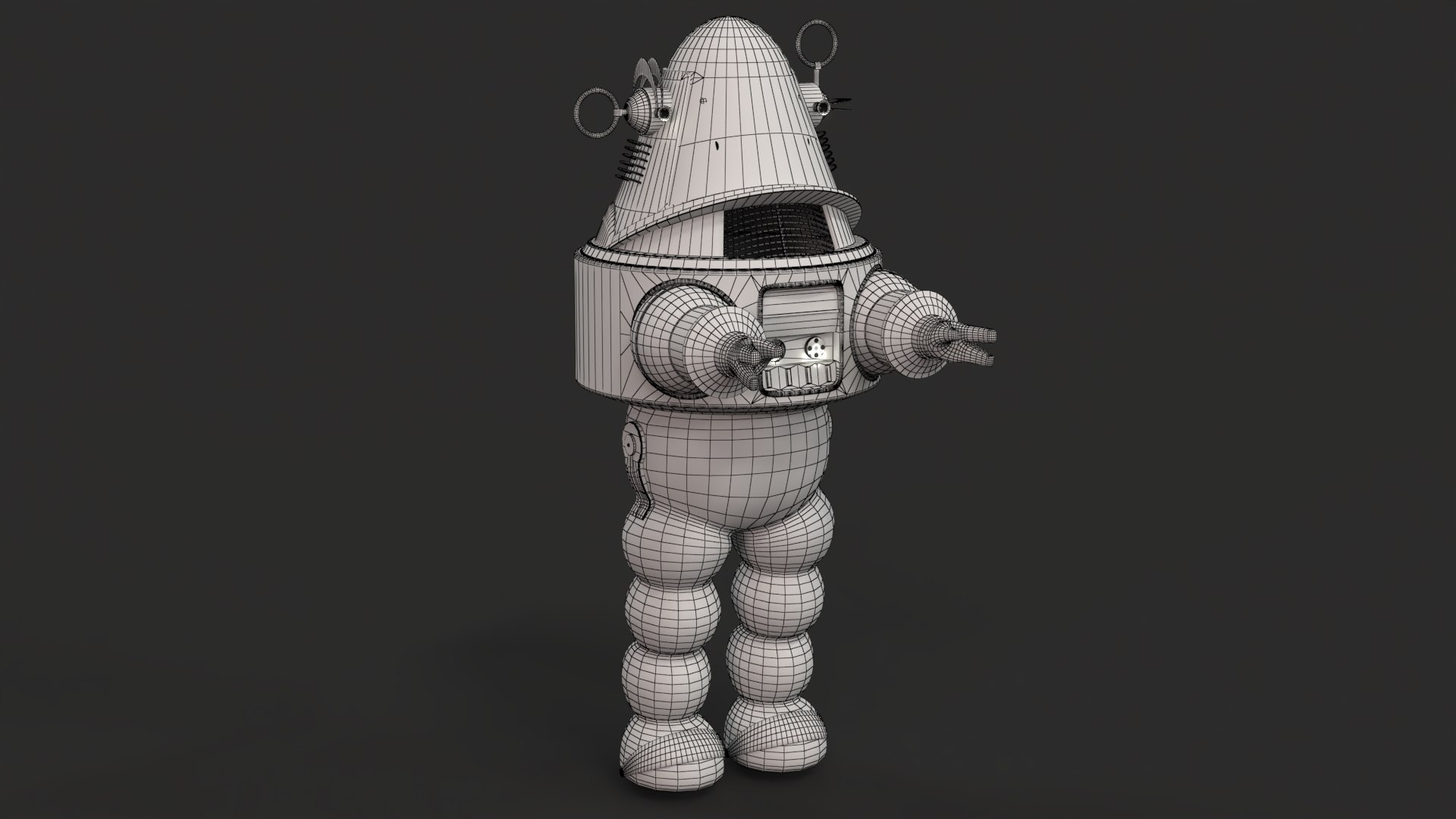 3D Model Robbie The Robot - TurboSquid 2209744