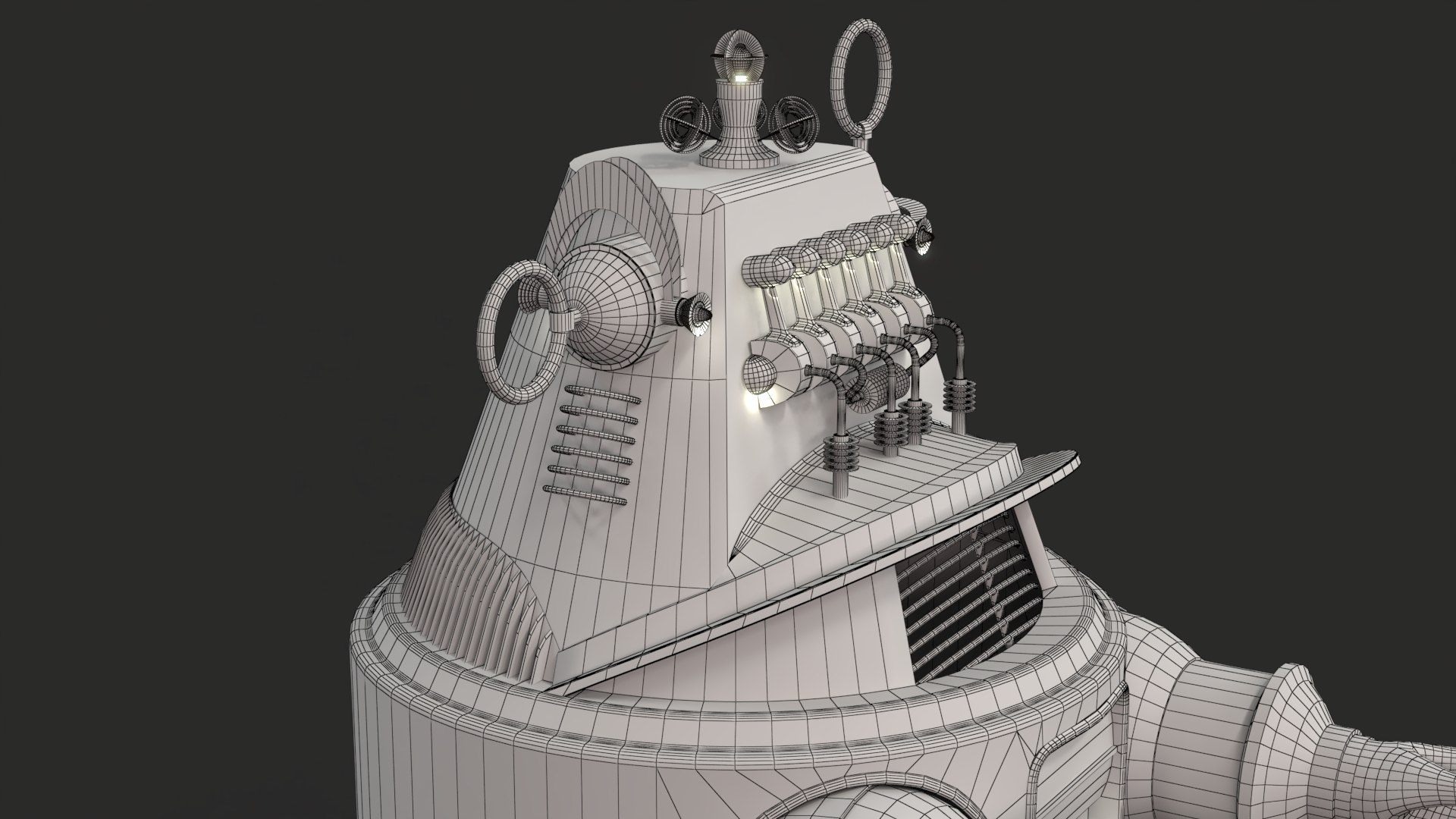 3D Model Robbie The Robot - TurboSquid 2209744