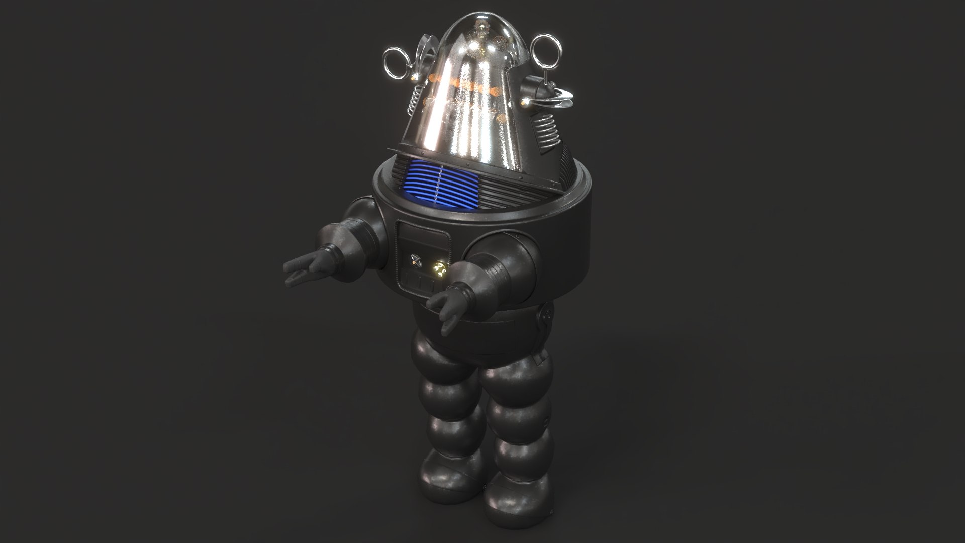 3D Model Robbie The Robot - TurboSquid 2209744