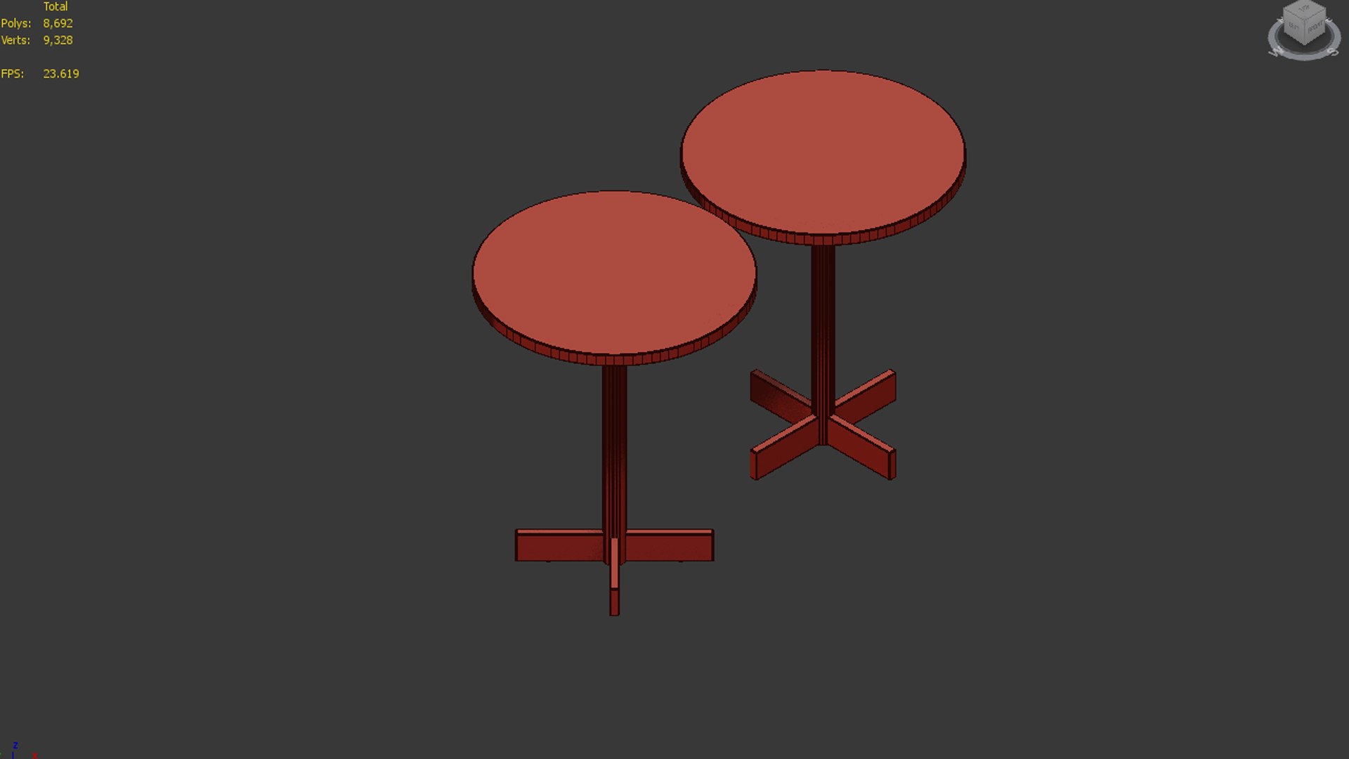 3D model Cafe Table by Bautier - TurboSquid 1878713