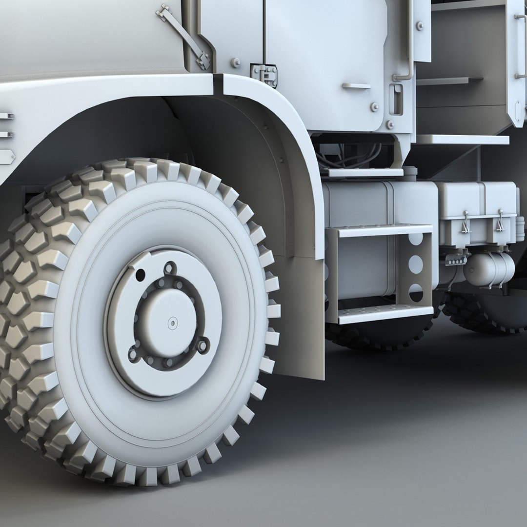 armored oshkosh mtvr amk23 3d max