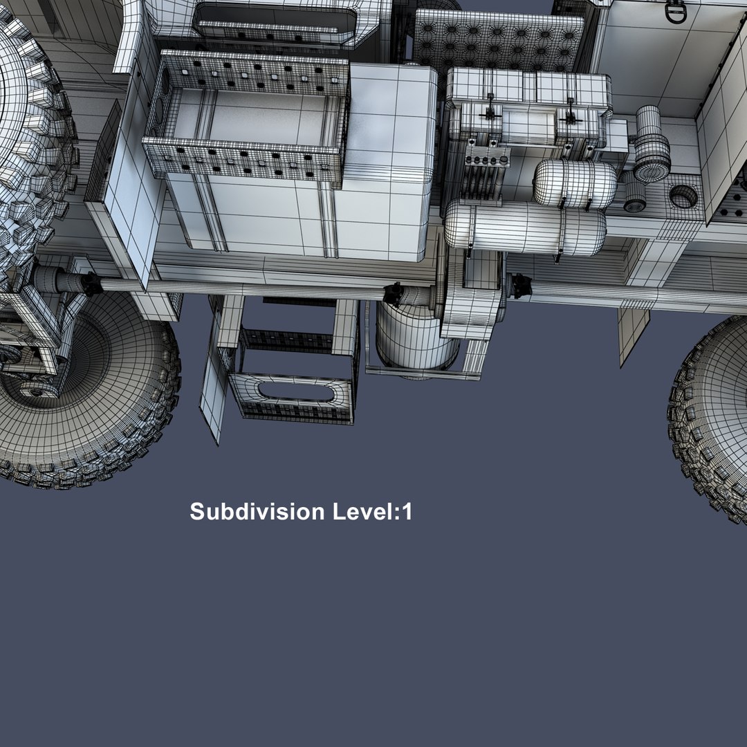 armored oshkosh mtvr amk23 3d max