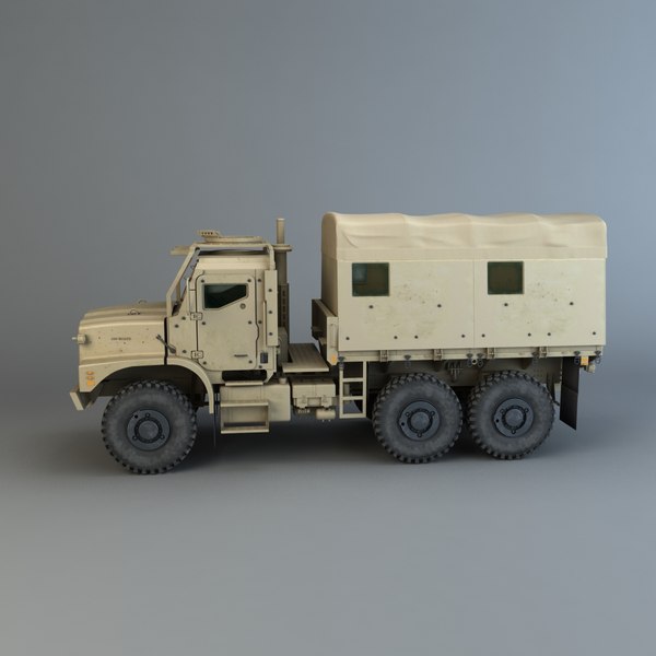 armored oshkosh mtvr amk23 3d max