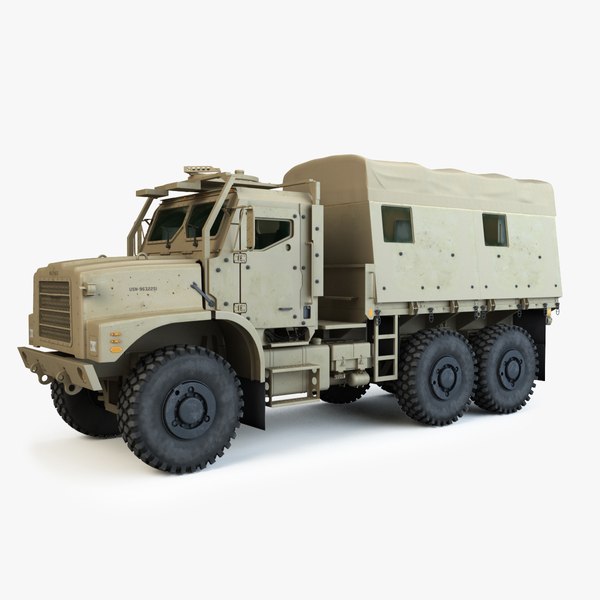 armored oshkosh mtvr amk23 3d max