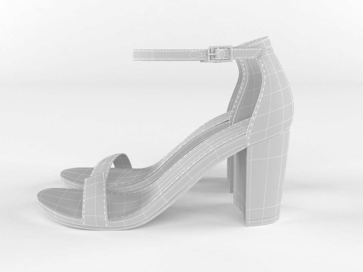 Realistic Women Sandals 3D Model - TurboSquid 1298912