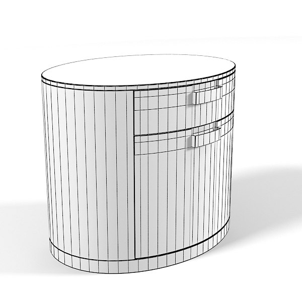 maxalto night stand 3d model