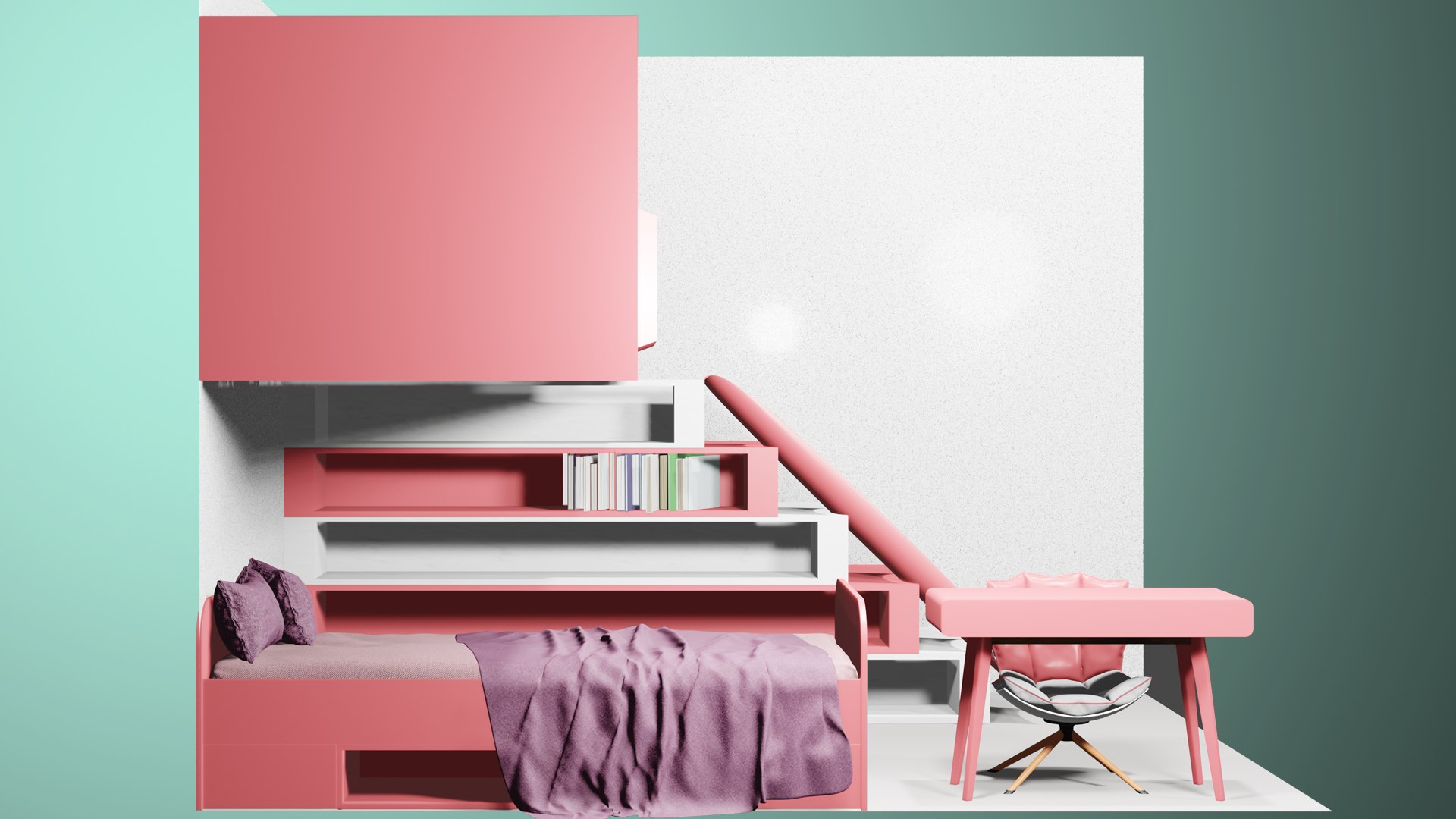 3D ROOM FOR GIRL Model - TurboSquid 2043371