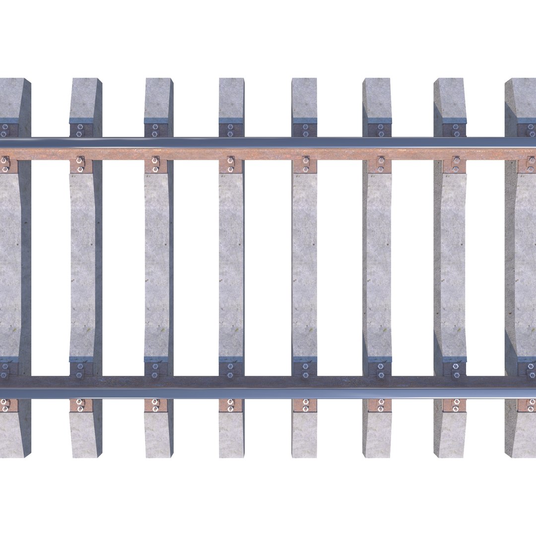 Free Railway Track 3D Model - TurboSquid 1164592