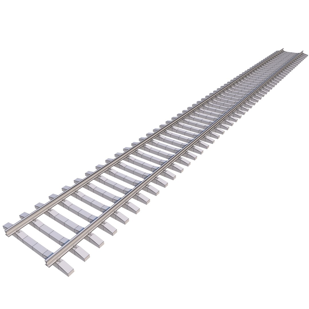 Free Railway Track 3D Model - TurboSquid 1164592
