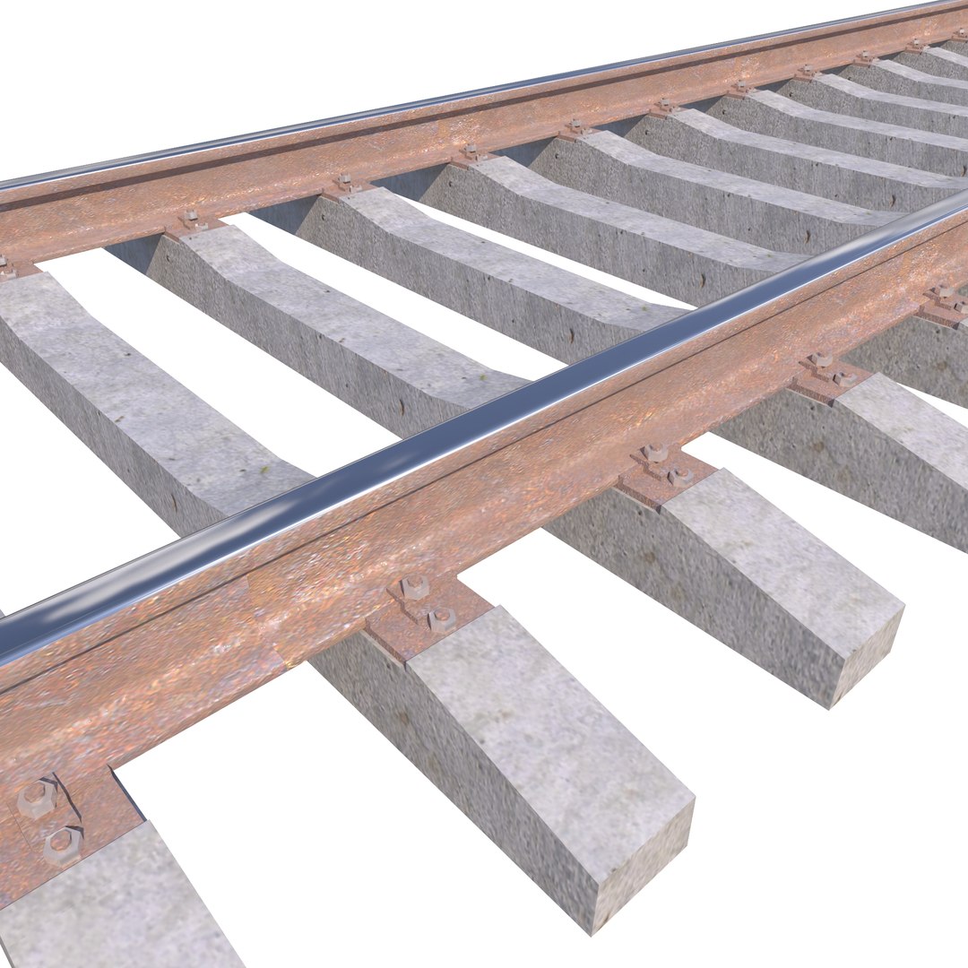 Free Railway Track 3D Model - TurboSquid 1164592