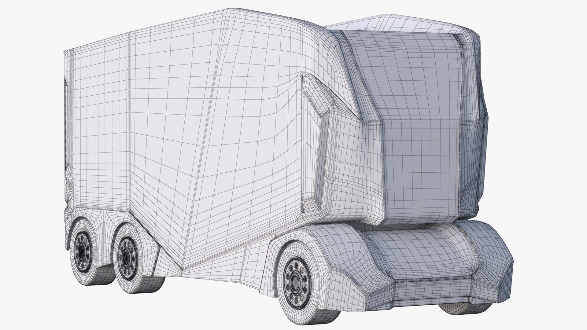 3D Autonomous Electric Truck - TurboSquid 2217668