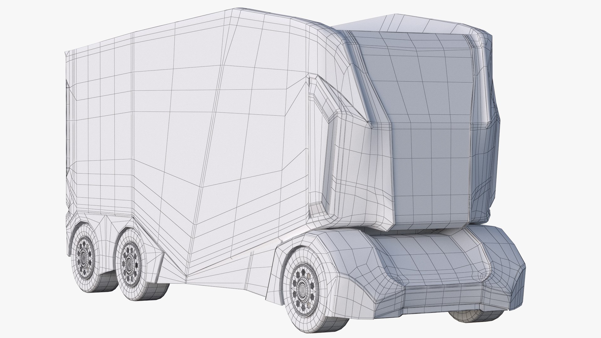 3D Autonomous Electric Truck - TurboSquid 2217668