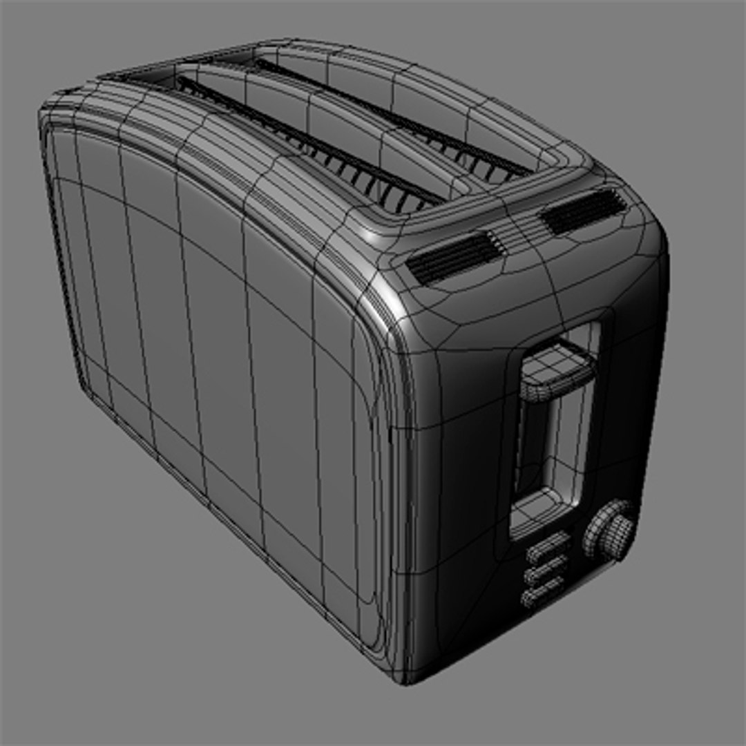 Toaster Toast 3d Model