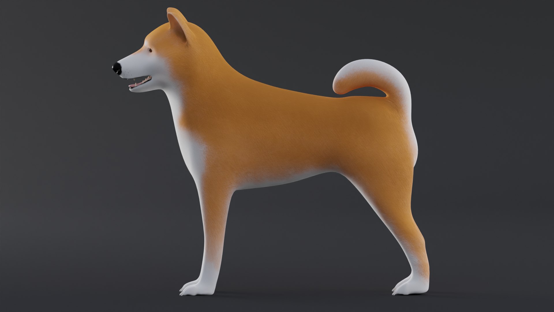 Dog Shiba Inu Low Poly Model Game AR VR Model - TurboSquid 1762394