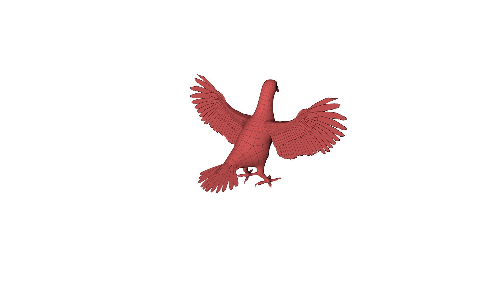 3D Mesh Pigeon Model - TurboSquid 1665066