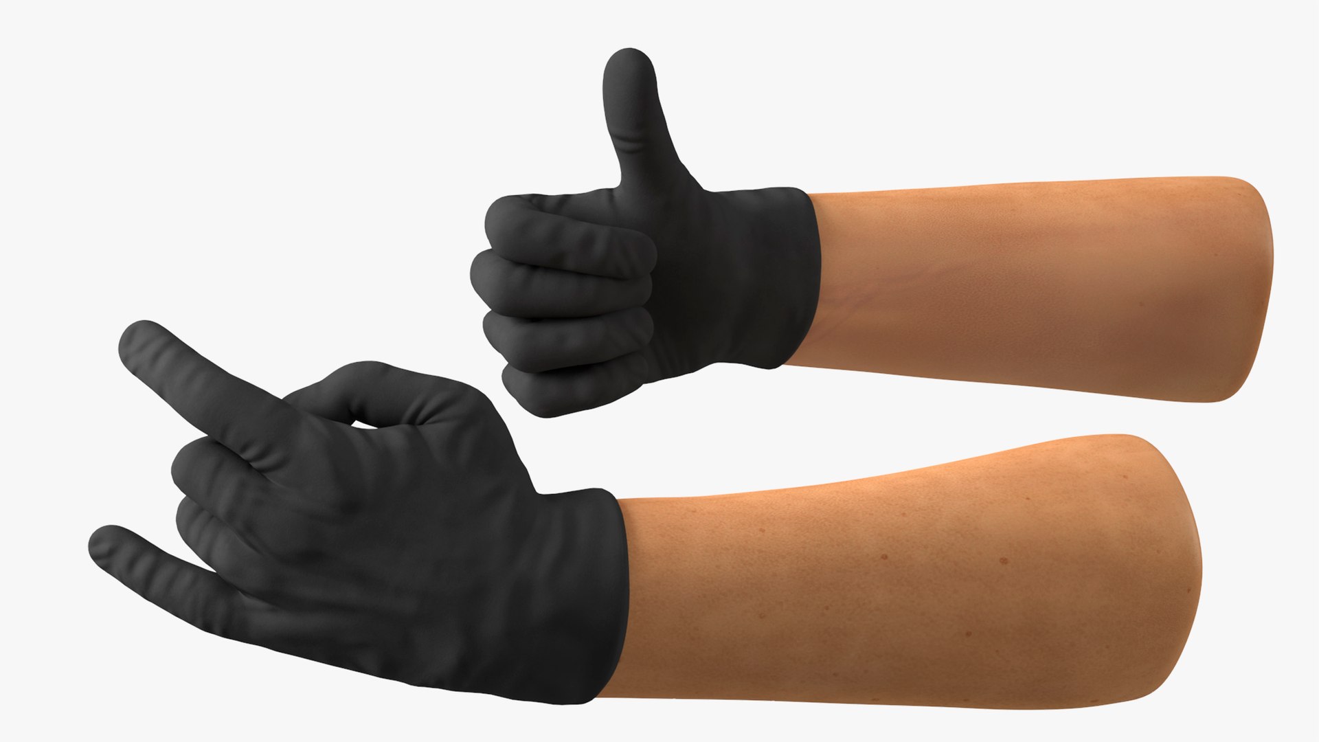 Gloved Hands Medical Black Rigged For Cinema 4D 3D Model - TurboSquid ...