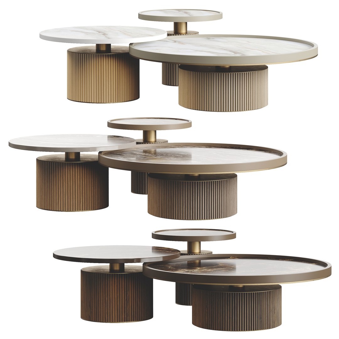 Ana Roque TENOR Coffee Table 3D model - TurboSquid 2006713