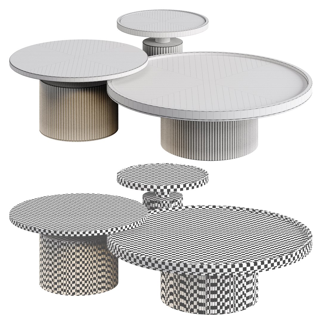 Ana Roque TENOR Coffee Table 3D model - TurboSquid 2006713