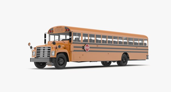 School buses 2 bus 3D model - TurboSquid 1588002