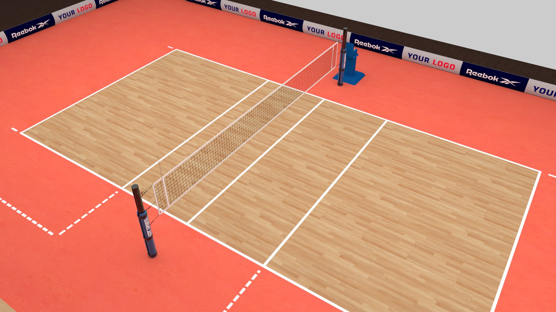 Volleyball Court Model - TurboSquid 1739215